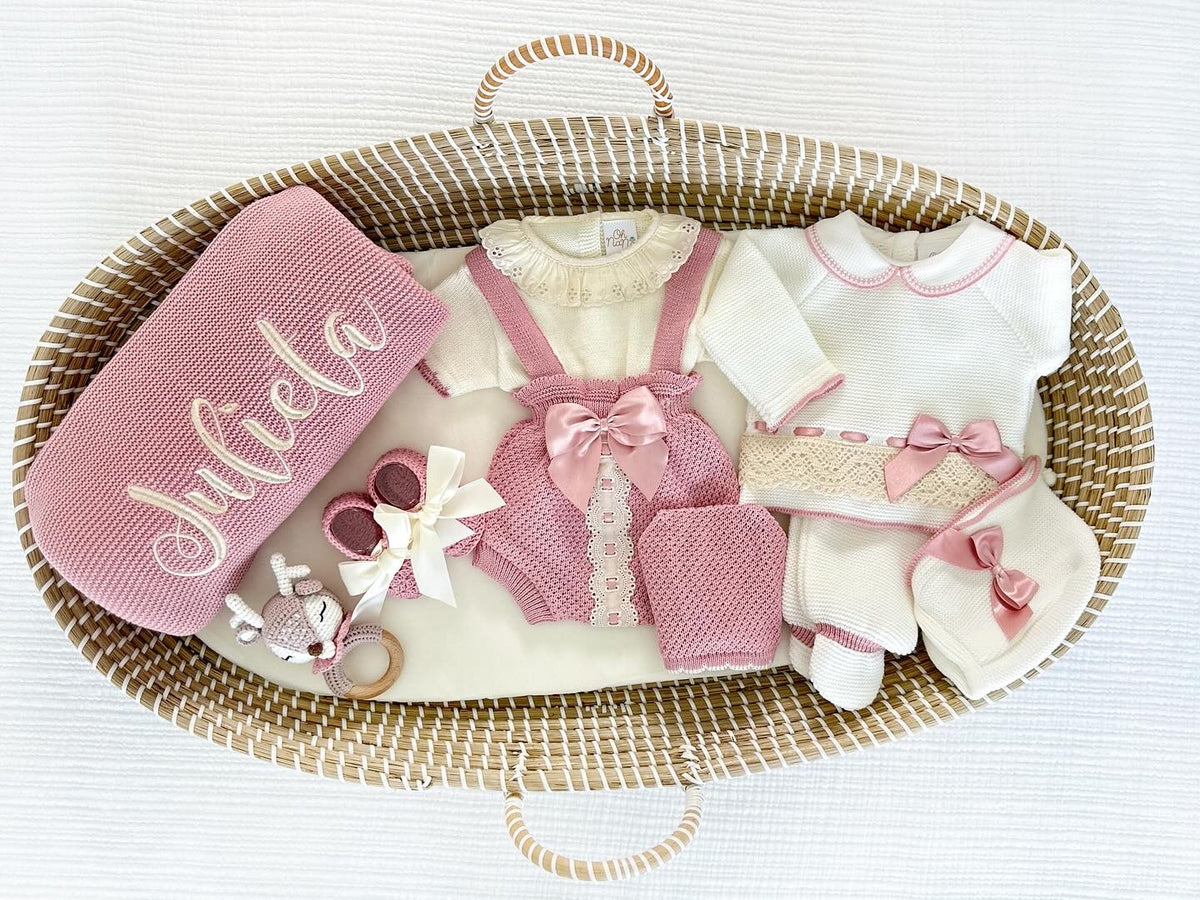 Adriana/Tivoli Coming Home Personalized Set (Ivory/Dusty Pink) – OH NANA